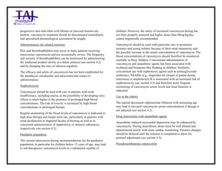 Vancomycin Hydrochloride for Injection Taj Pharma SmPC | PPT