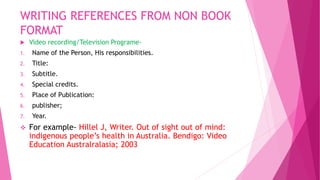 Vancourver style of referencing | PPTX