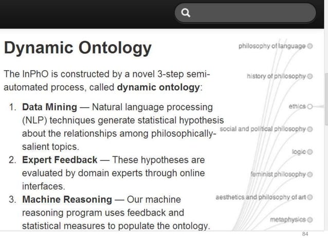 Towards an Ontology of Philosophy