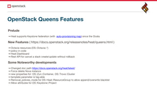 OpenInfra Summit - 2018 Vancouver - Heat project update | PPTX
