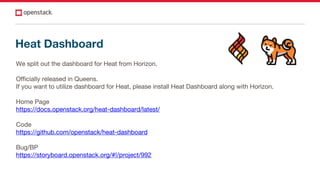 OpenInfra Summit - 2018 Vancouver - Heat project update | PPTX