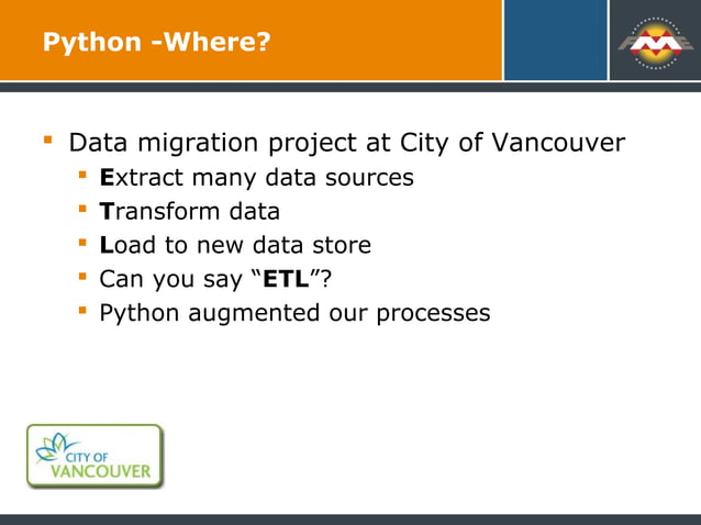 Improving FME Productivity with Python | PPT
