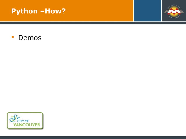 Improving FME Productivity with Python | PPT
