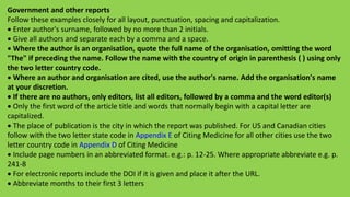 Vancouver style of referencing | PDF