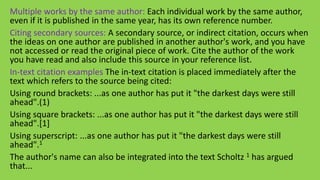 Vancouver style of referencing | PDF