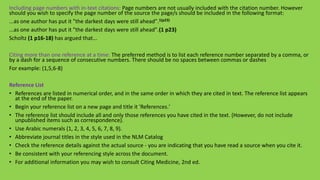 Vancouver style of referencing | PDF