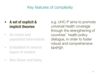 A realist approach to studying the UHC-Partnership | PDF