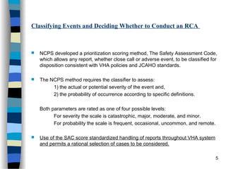 2001 Presentation to the NCVHS on VA's National Center for Patient ...