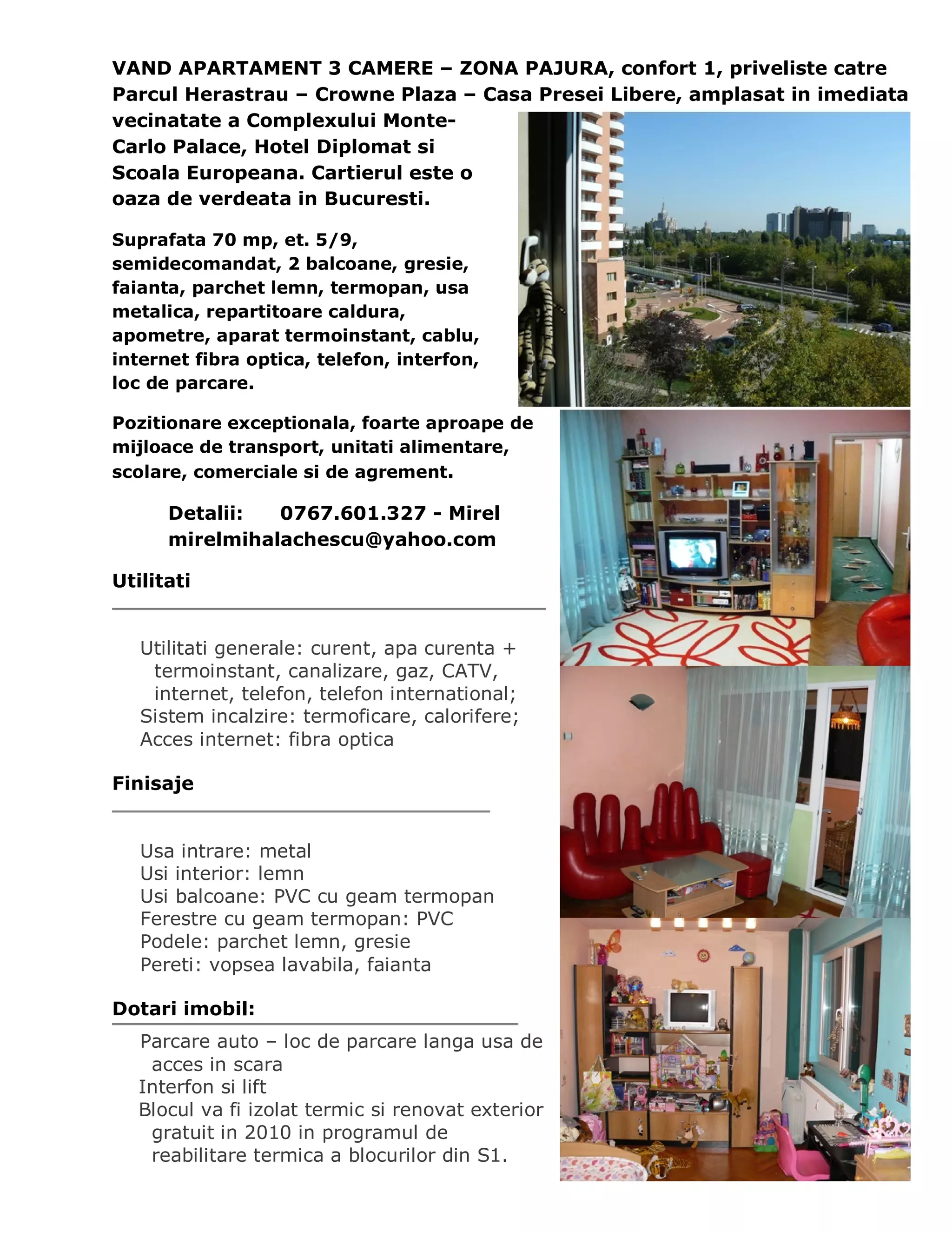 Vand 3camere Pajura | PDF