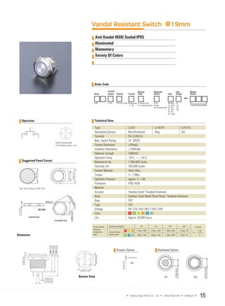 Anti vandal switch | PDF