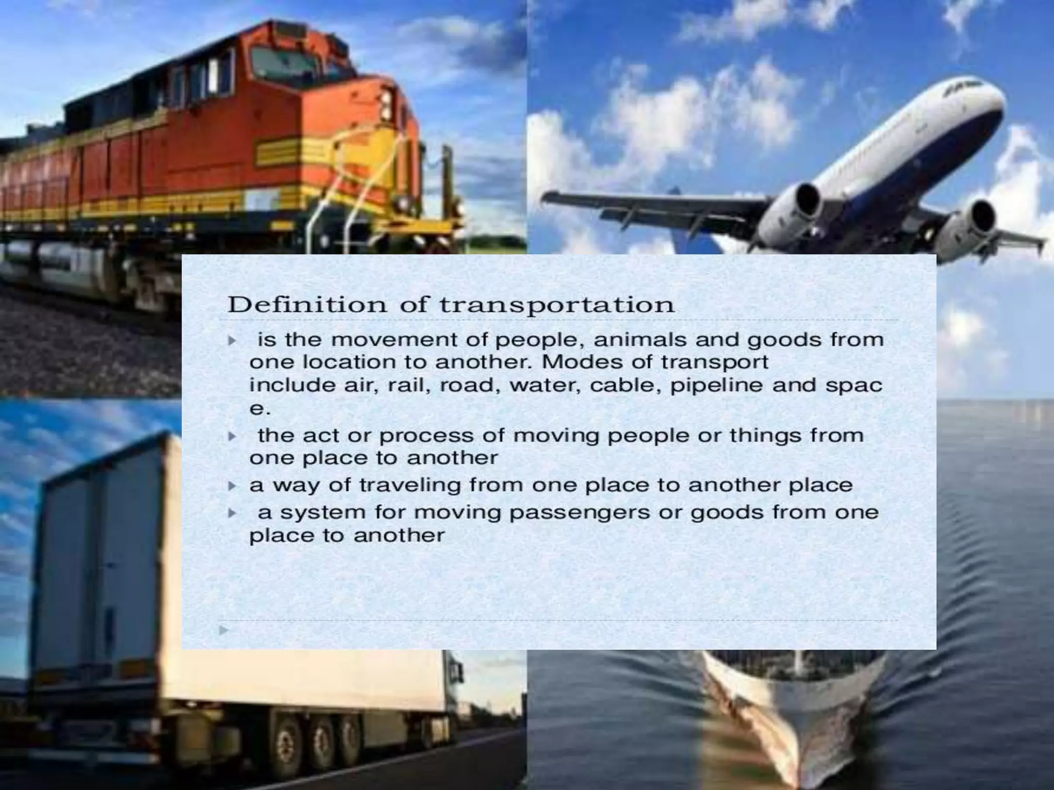 TRANSPORTATION - Commerce.pptx