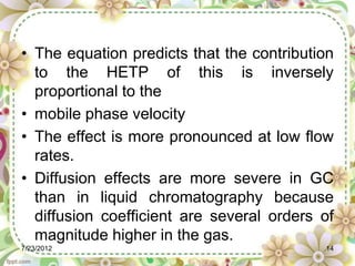 Vandeemeter equation | PPTX