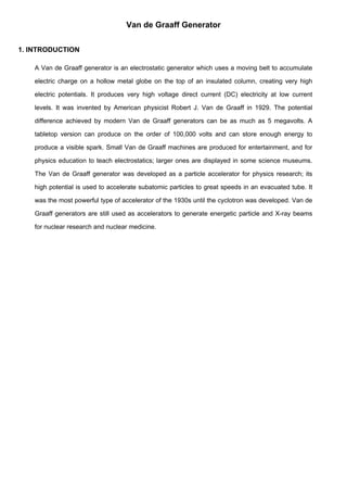 Van_de_Graaff_Generator_Compact.pdf LOLOLOL | PDF