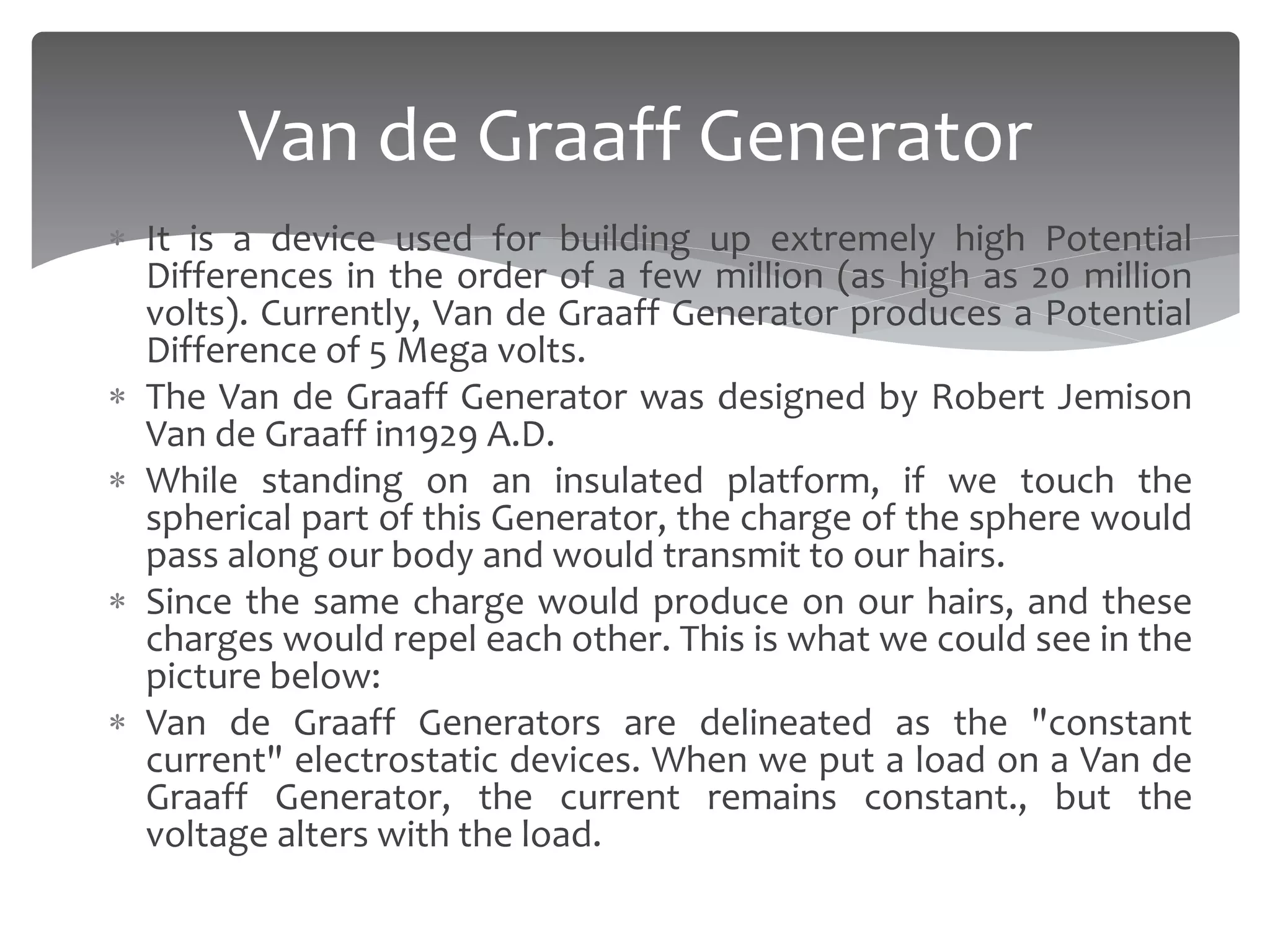 Vandegraff generator.pptx | Physics | Science