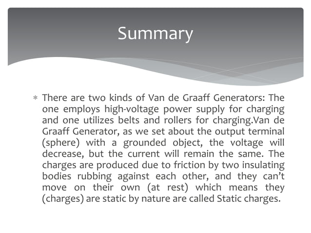 Vandegraff generator.pptx | Physics | Science