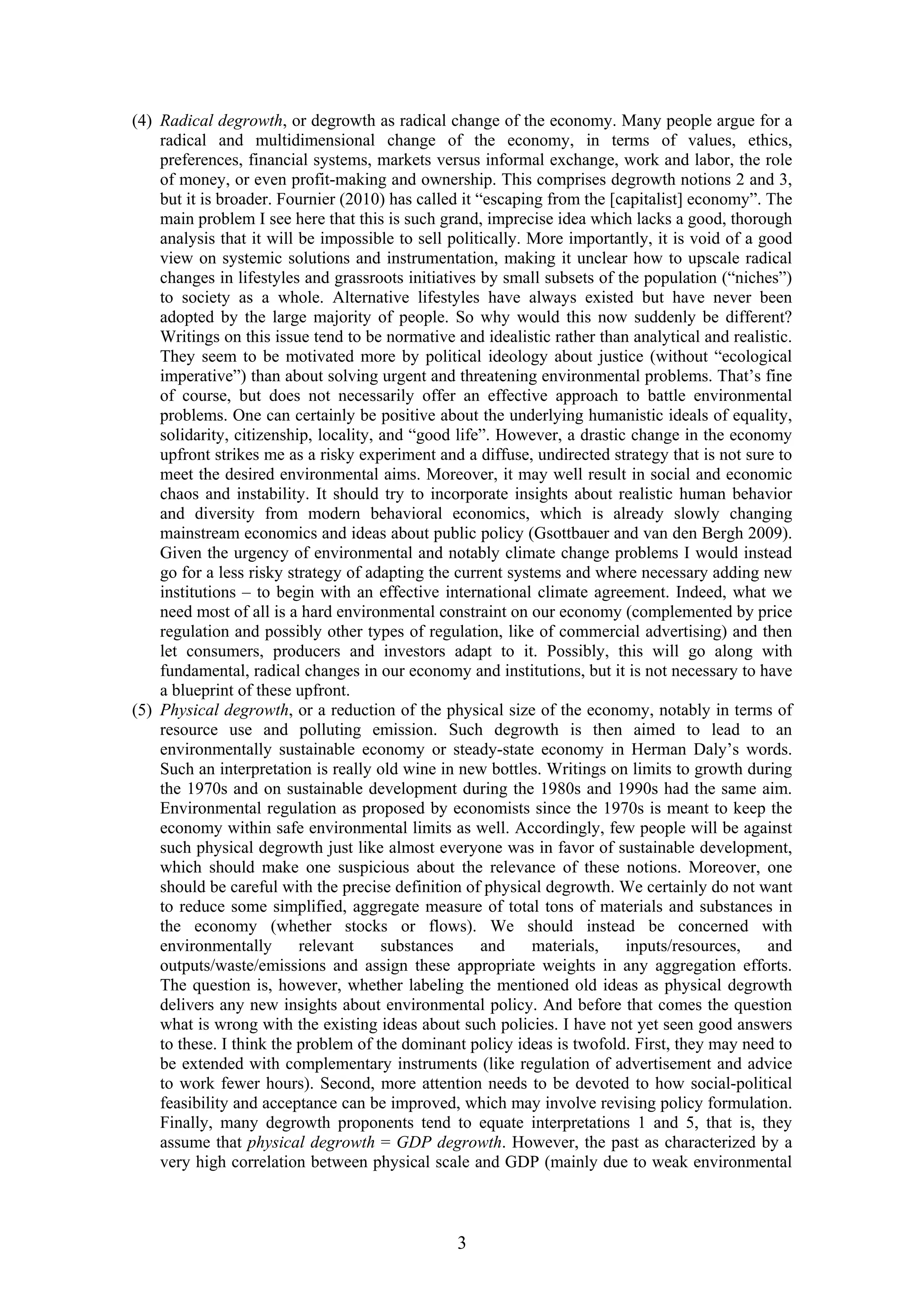 Six types of “degrowth” and a plea for “agrowth” | PDF