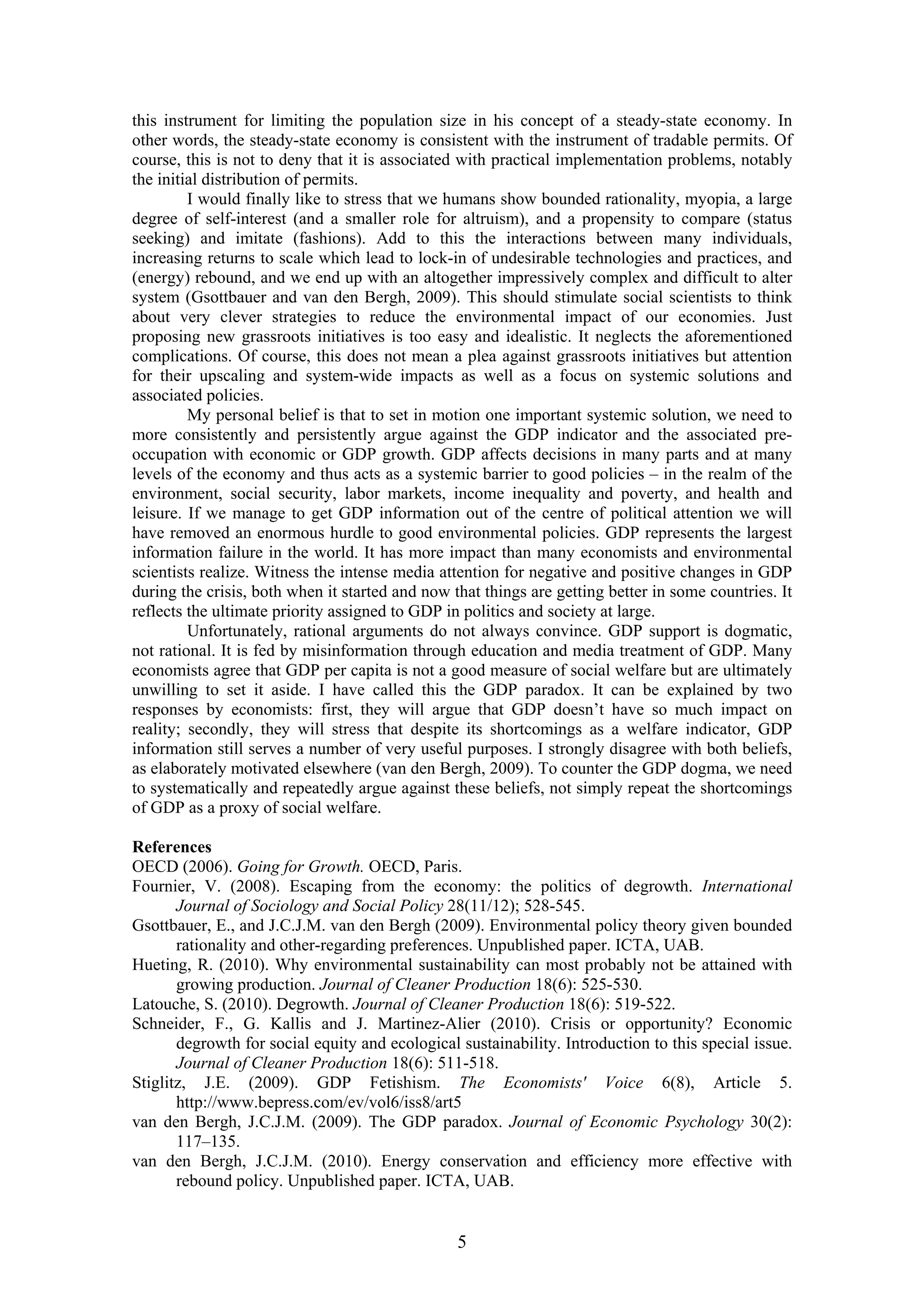 Six types of “degrowth” and a plea for “agrowth” | PDF
