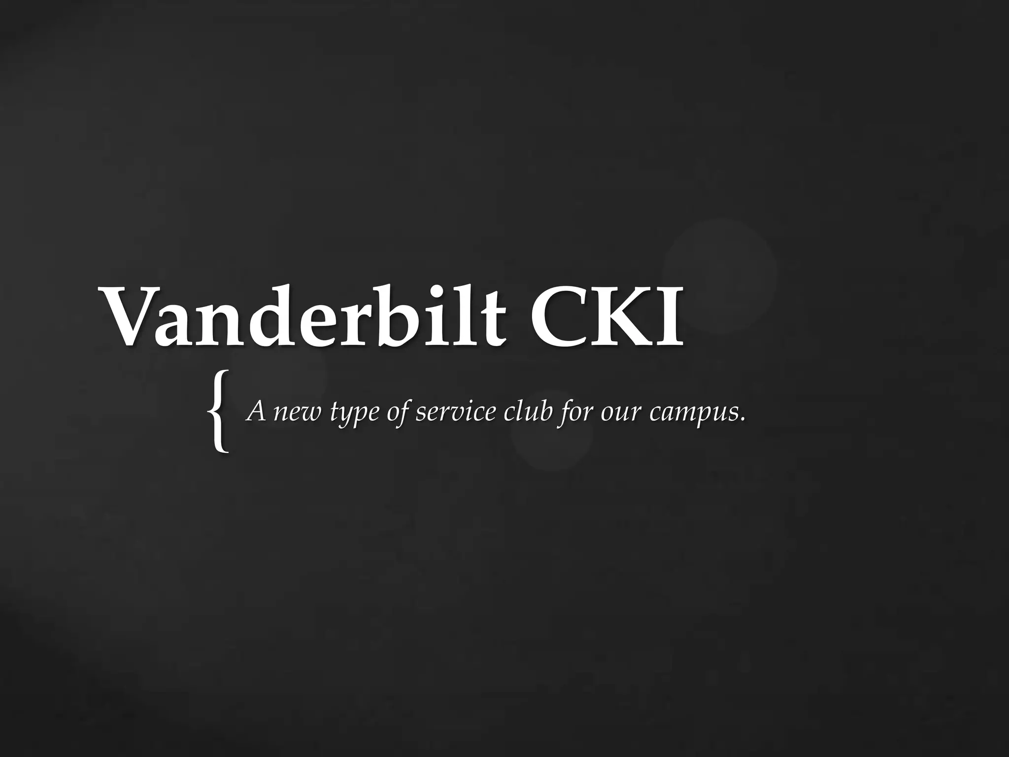 CKI Launch Meeting Pres. | PPT