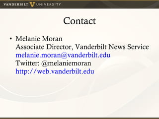 Vanderbilt newsroom structure | PPT