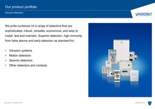 Vanderbilt Access Control Presentation 2016 | PPT