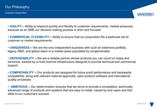Vanderbilt Access Control Presentation 2016 | PPT
