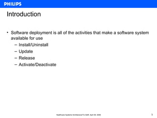 Model-driven Distributed Software Deployment | PPT