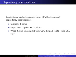 Model-driven Distributed Software Deployment | PPT