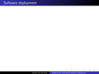 Model-driven Distributed Software Deployment | PPT