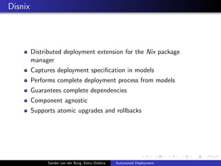 Automated Deployment of Hetergeneous Service-Oriented System | PDF