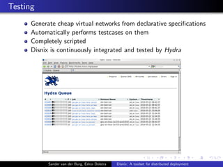Disnix: A toolset for distributed deployment | PDF | Programming ...