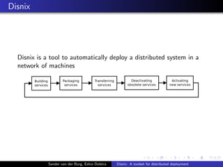 Disnix: A toolset for distributed deployment | PDF | Programming Languages | Computing