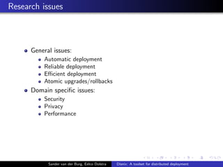 Disnix: A toolset for distributed deployment | PDF | Programming Languages | Computing