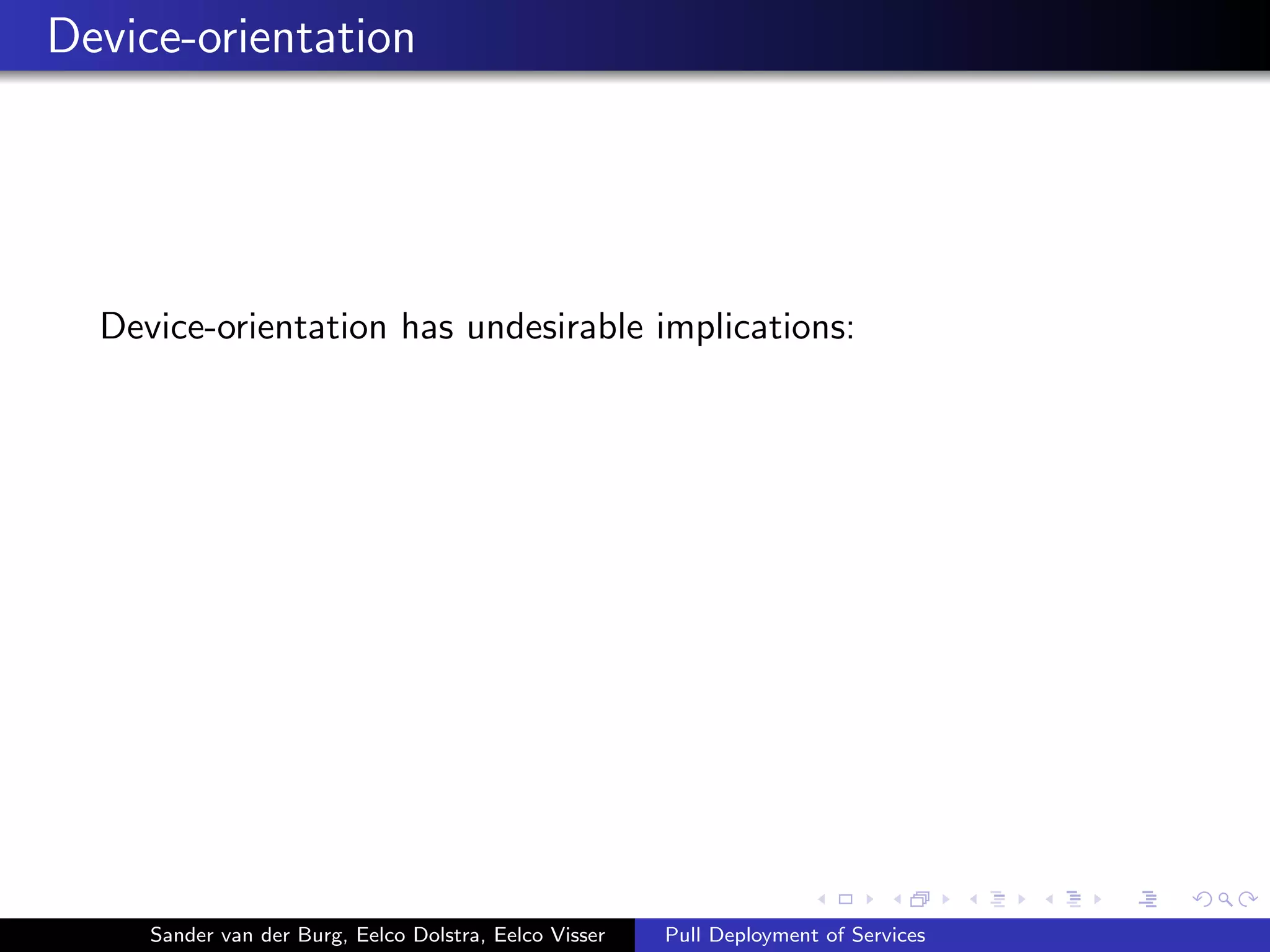Pull Deployment of Services | PPT