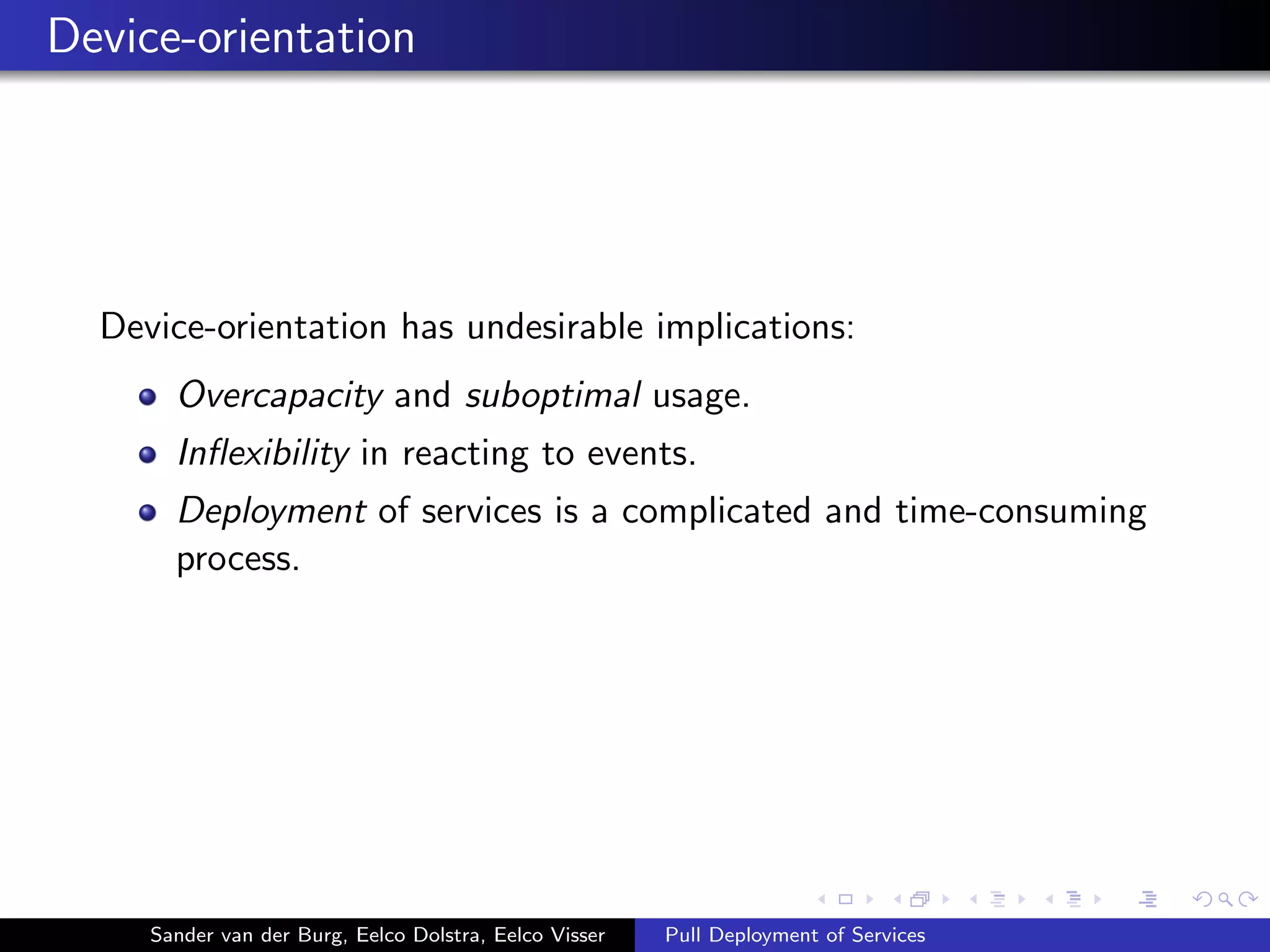 Pull Deployment of Services | PPT
