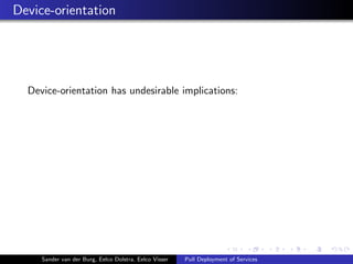 Pull Deployment of Services | PDF