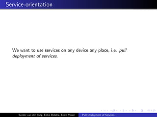 Pull Deployment of Services | PPT