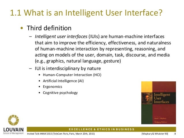 Intelligent User Interfaces: from Machine Learning to Crowdsourcing