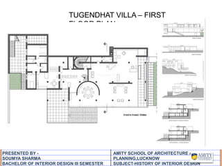 Villa Tugendhat Planos