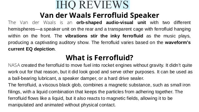 Van der Waals Ferrofluid Speaker.pptx
