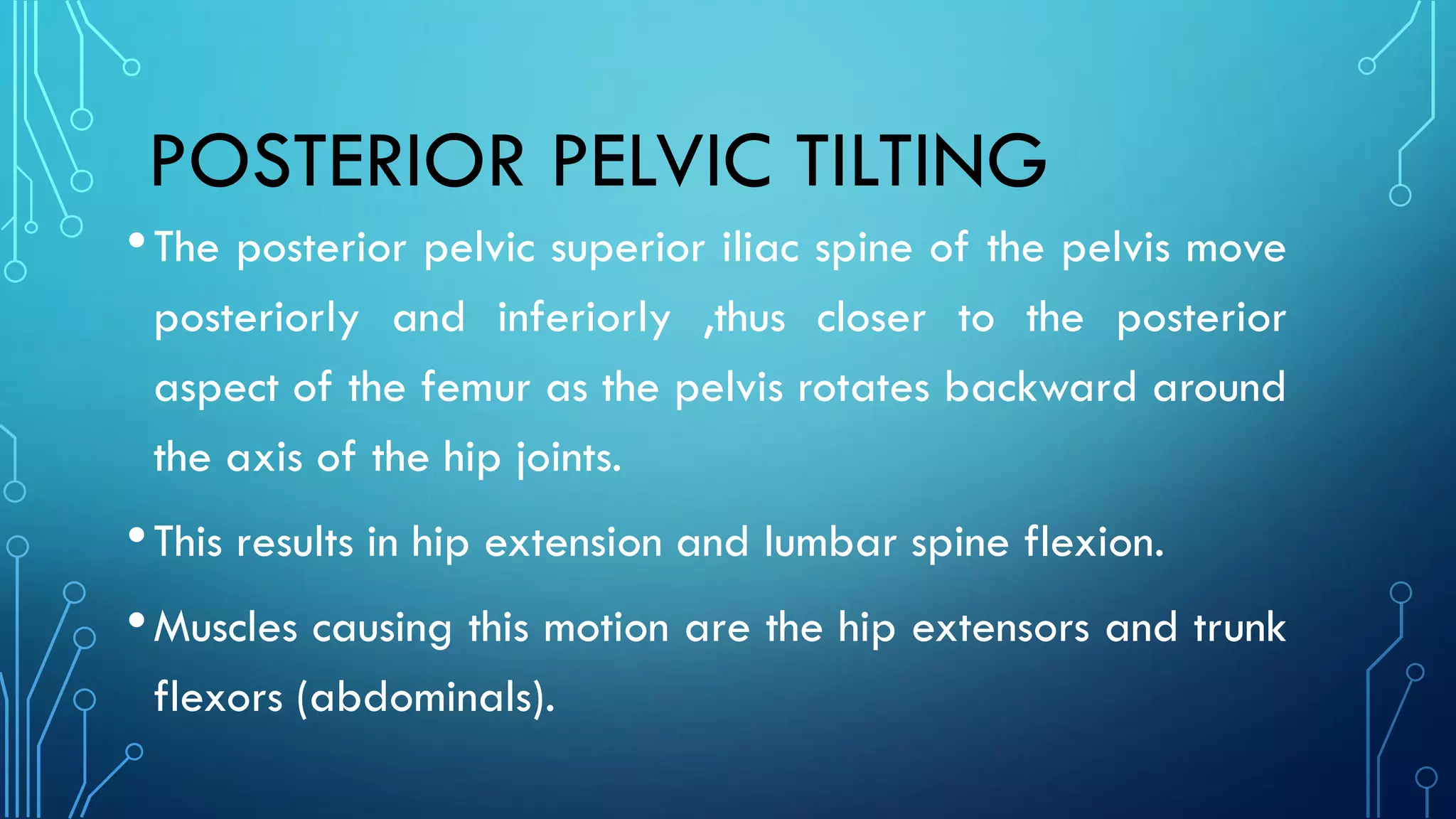 Pelvic Tilting by Vandhana madhu premi | PDF