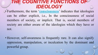 van Dijk's interdisciplinary theory of ideology.pptx