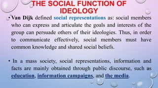van Dijk's interdisciplinary theory of ideology.pptx