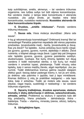 Vanduo tai gyvybe butakova | PDF