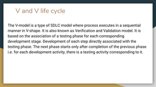V and v model | PPTX