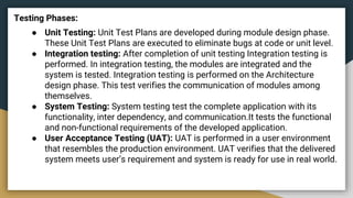 V and v model | PPTX