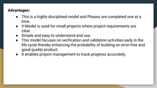 V and v model | PPTX