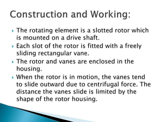 Vane motor | PDF