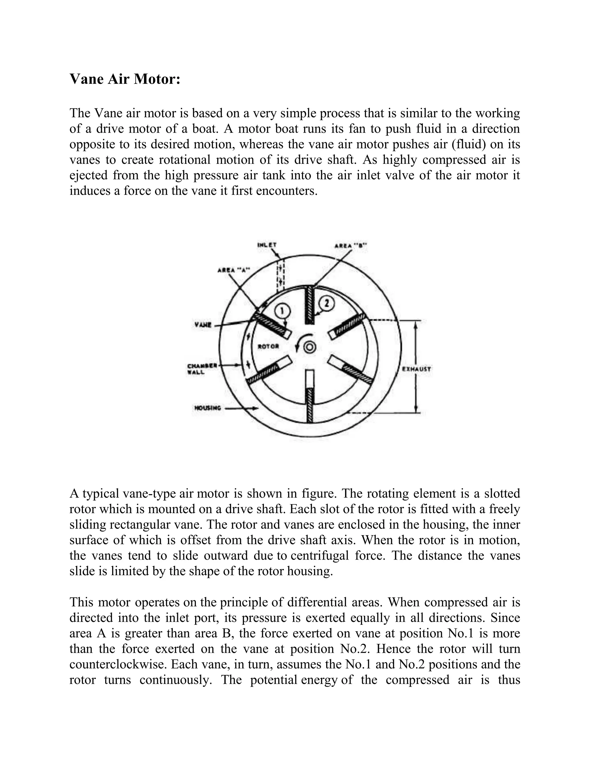 Vane motor report | PDF
