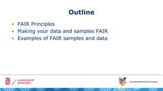 Fair sample and data access -David Van enckevort | PPT