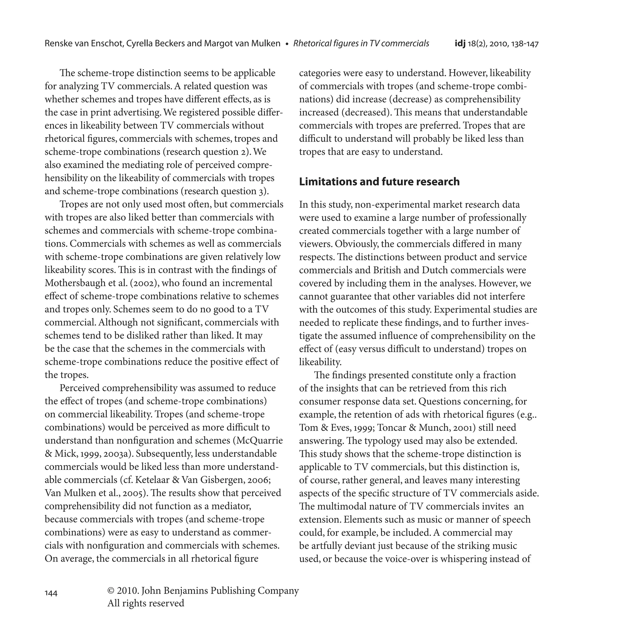 Rhetorical figures in TV commercials | PDF